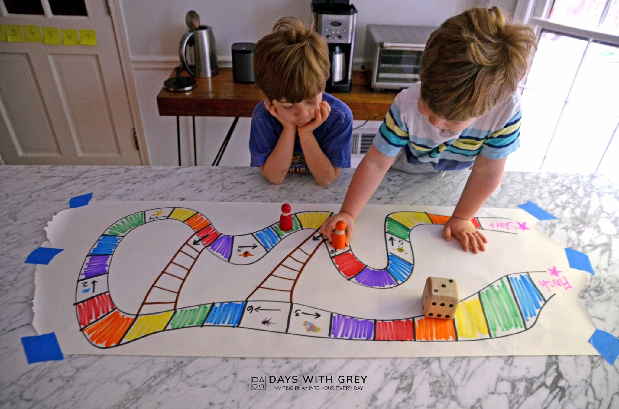 Rainbow DIY Board Game - Days With Grey