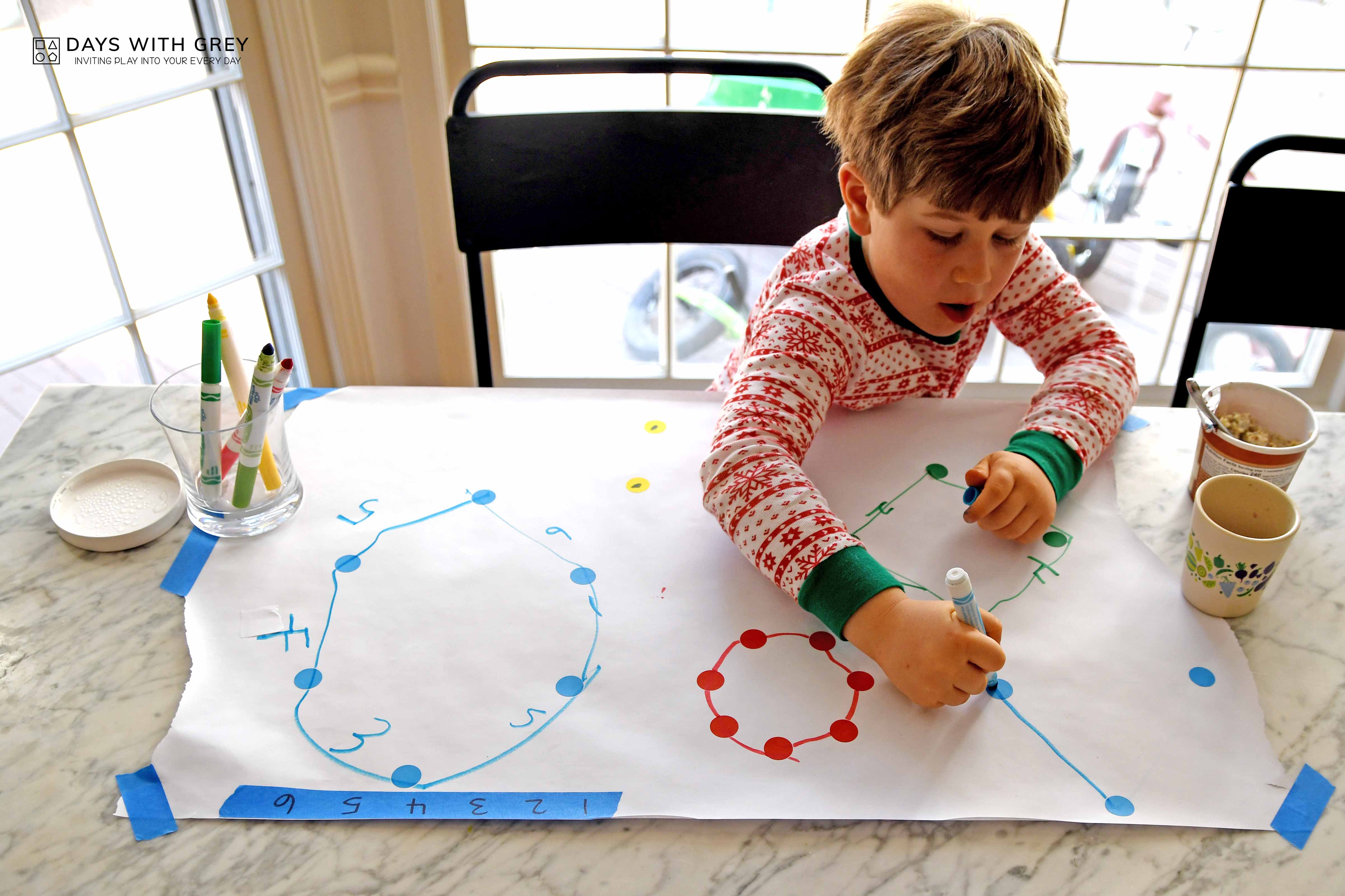 Mystery Shapes; a Fine Motor Activity - Days With Grey