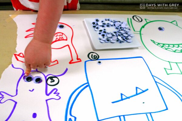 Googly Eye Counting Activity - Days With Grey