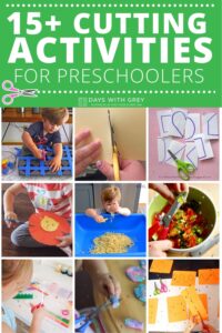 25+ Cutting Activities for Preschoolers - Days With Grey