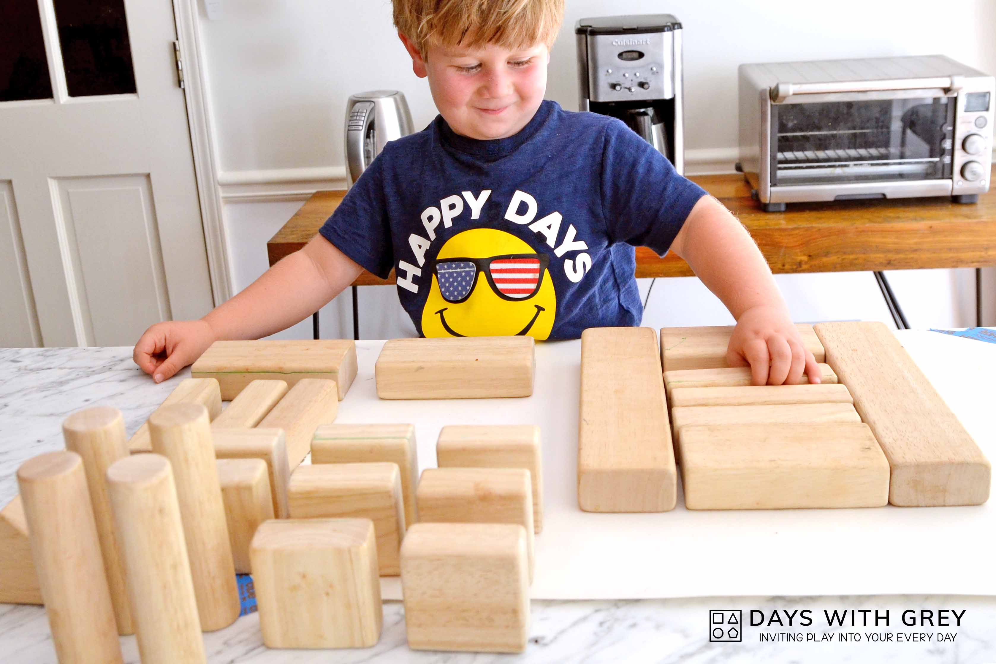 Block Play Invitation - Days With Grey