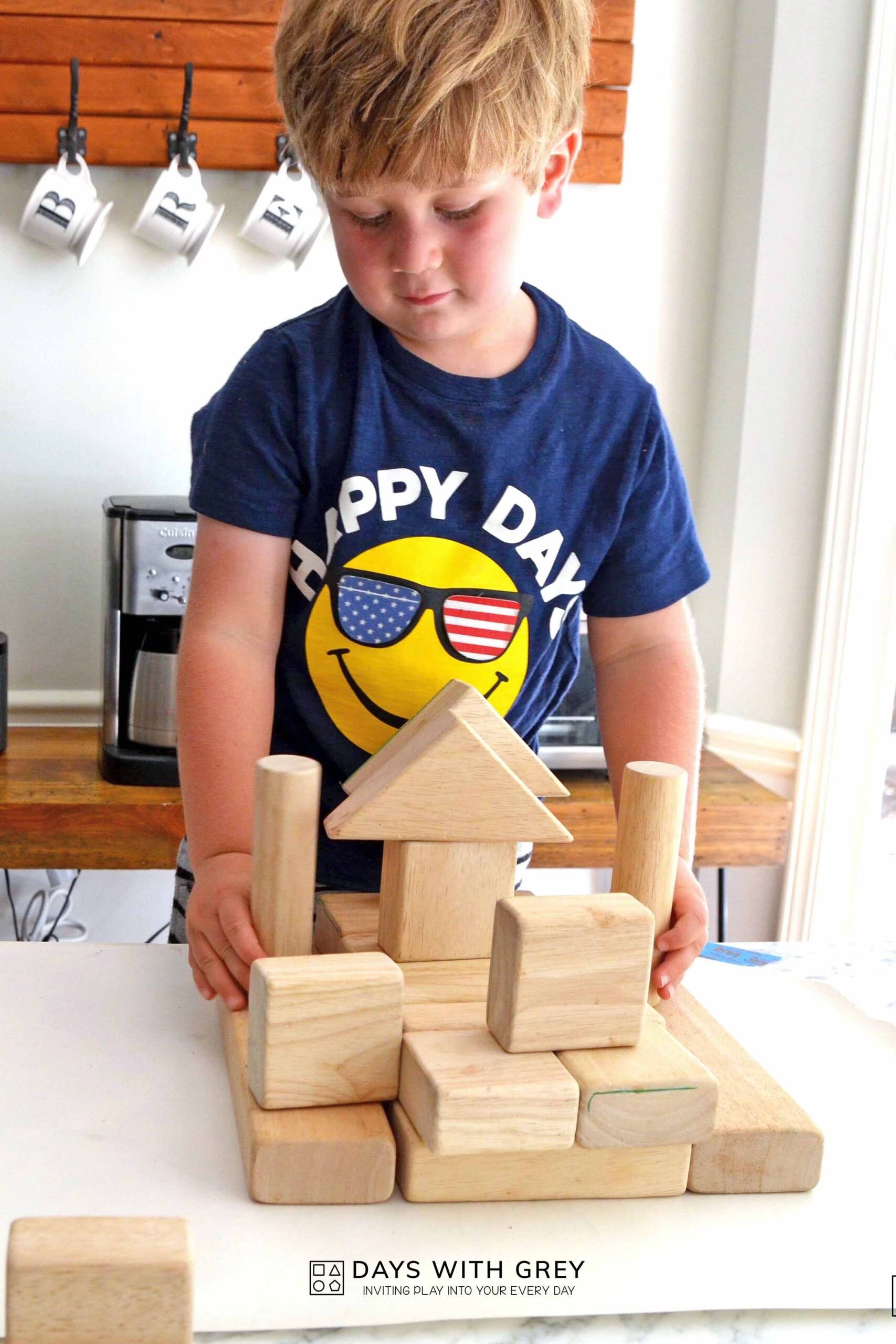 Block Play Invitation - Days With Grey