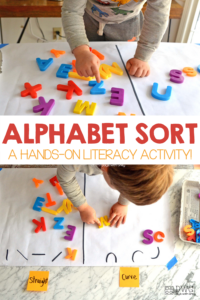 Alphabet Sorting Activity - Days With Grey