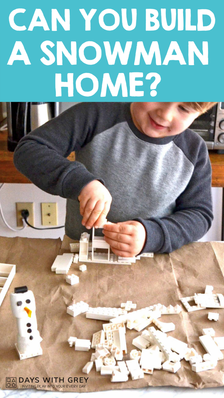 Design a Snowman Home - Days With Grey