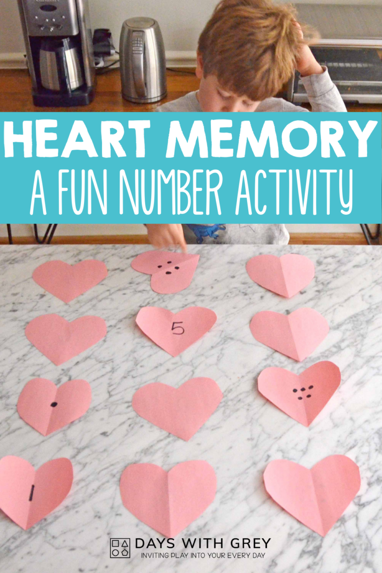 Heart Match and Count - Days With Grey