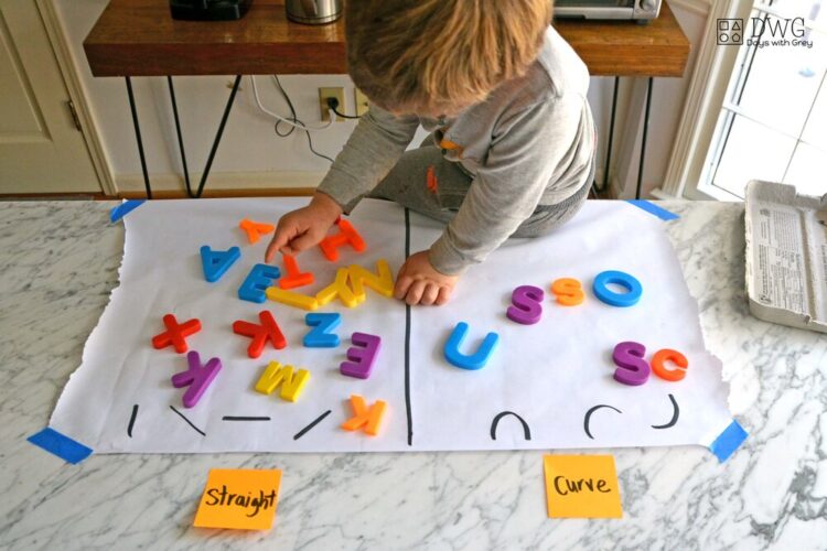 Alphabet Sorting Activity - Days With Grey