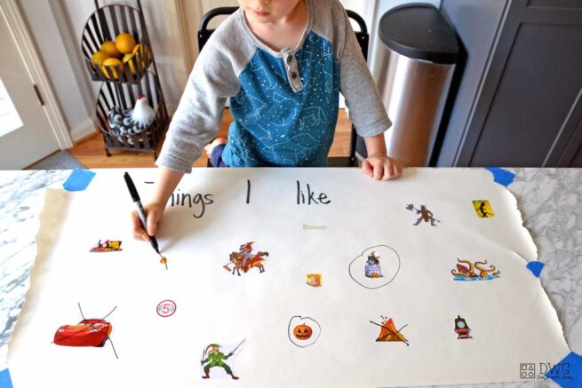 Conversation Starter Sticker Activity - Days With Grey