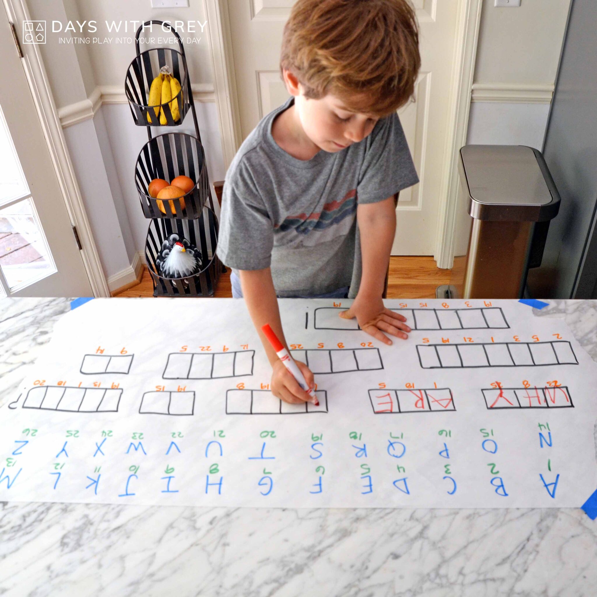 Kindergarten Word Families - Days With Grey