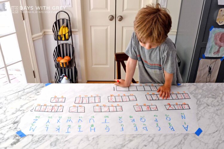 Secret Message: a Kindergarten Word Activity - Days With Grey