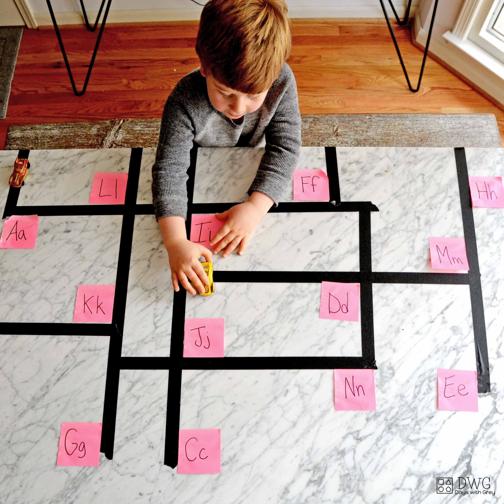 10 Letter Recognition Activities - Days With Grey