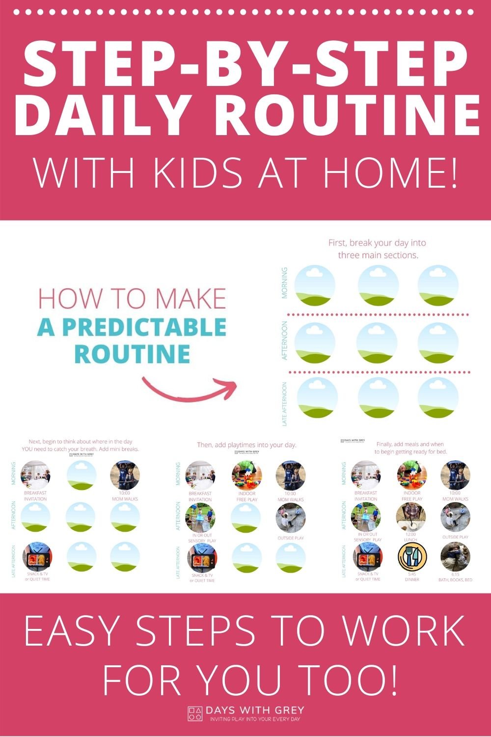 How to Make a Daily Schedule with Kids - Days With Grey