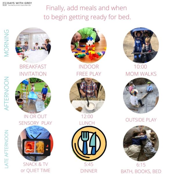 How to Make a Daily Schedule with Kids - Days With Grey