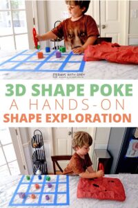 Shape Dig: a Hands-On Shape Activity - Days With Grey