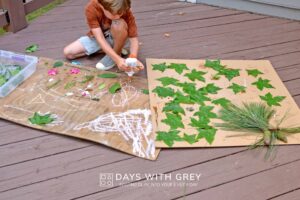 Nature Murals; An Outdoor Art Idea - Days With Grey