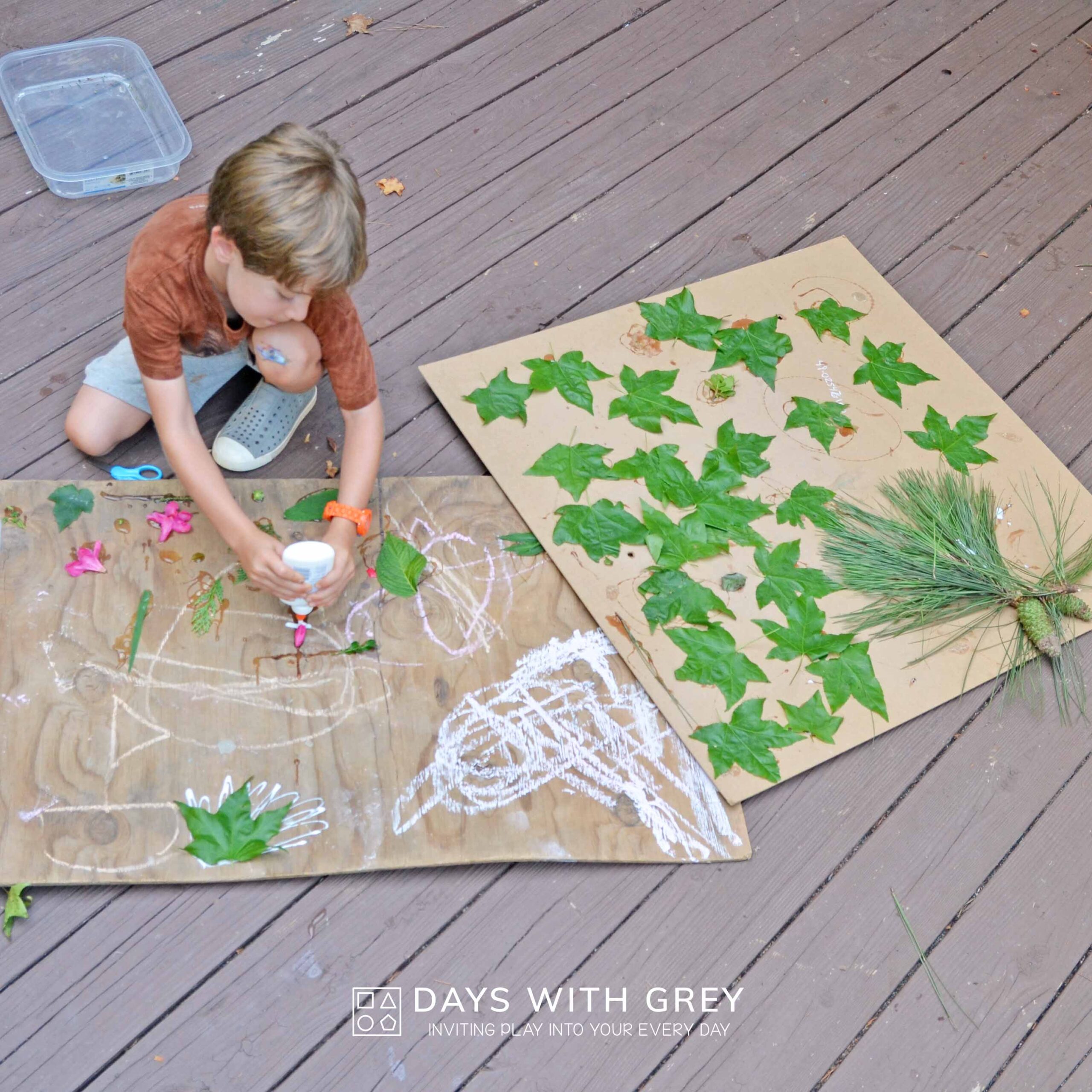 Nature Murals; An Outdoor Art Idea - Days With Grey