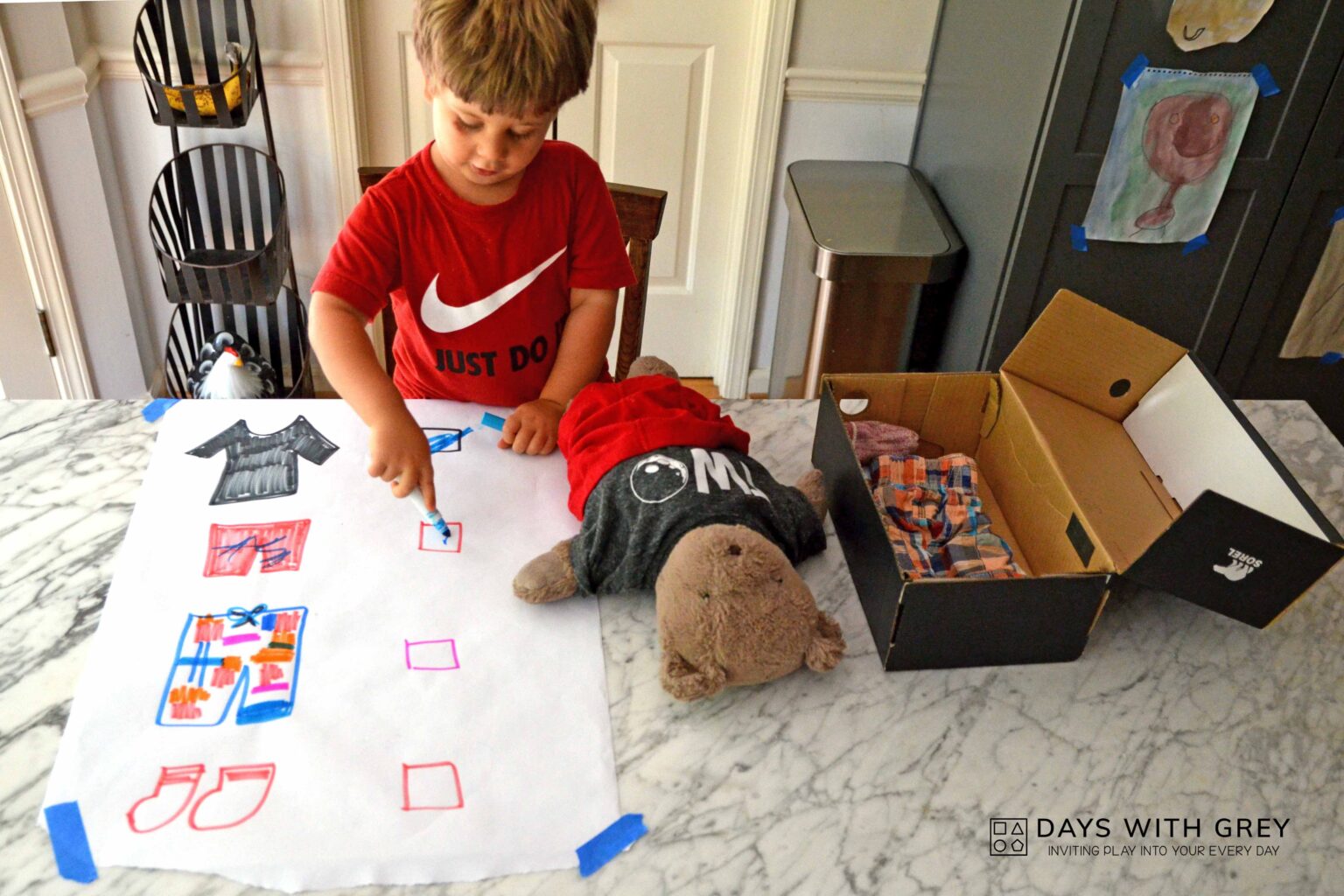 Dress Your Bear: A Self-Help Skill Your Child Will Adore! - Days With Grey