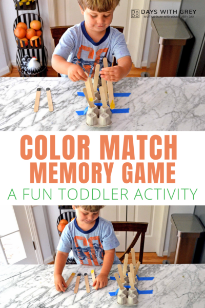 Color Match Memory - Days With Grey