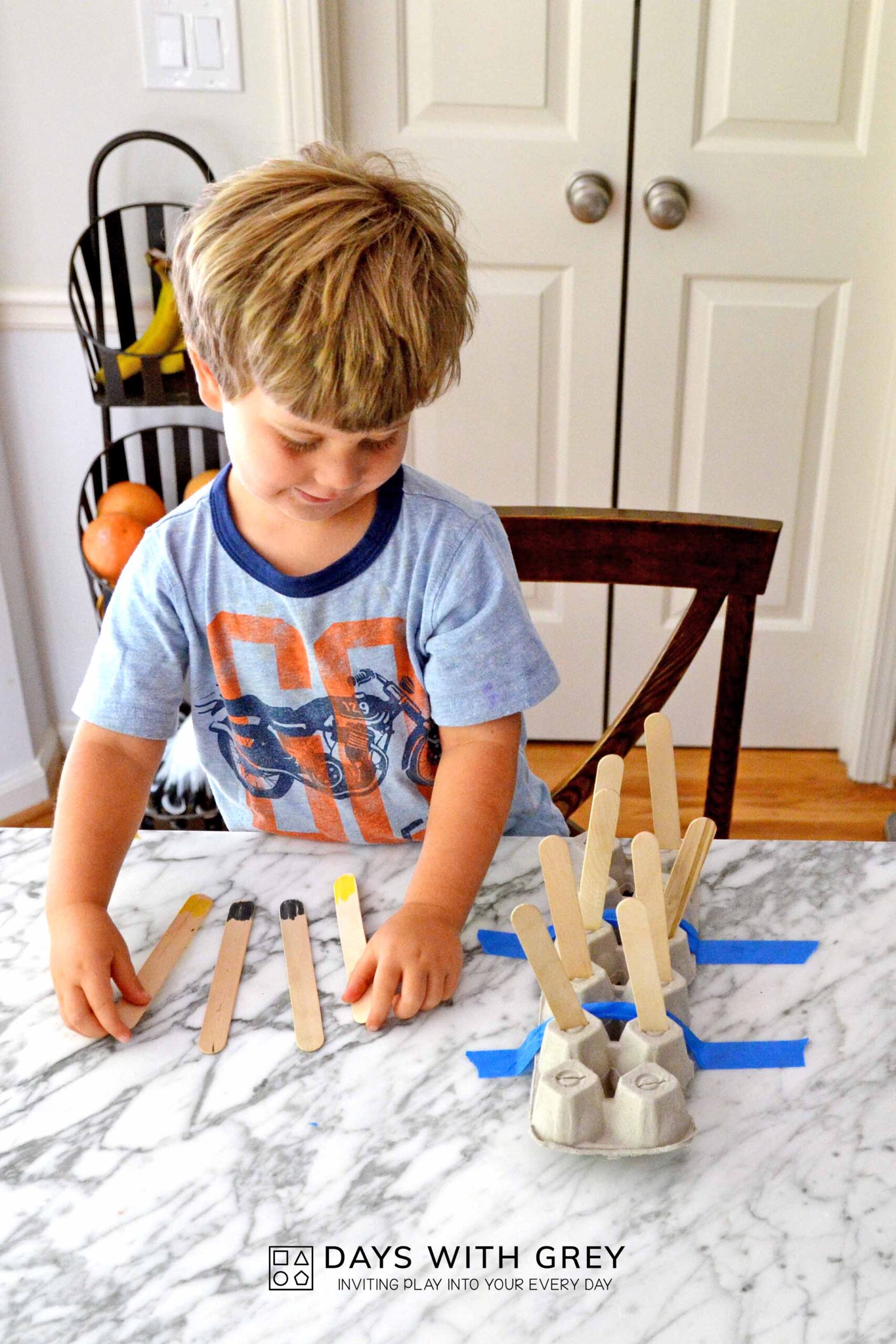 Color Match Memory - Days With Grey