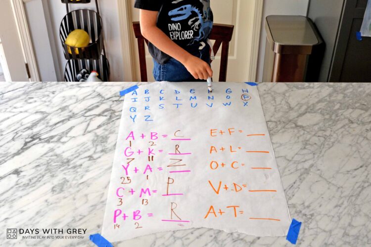Super Fun Decoding Addition Activity - Days With Grey