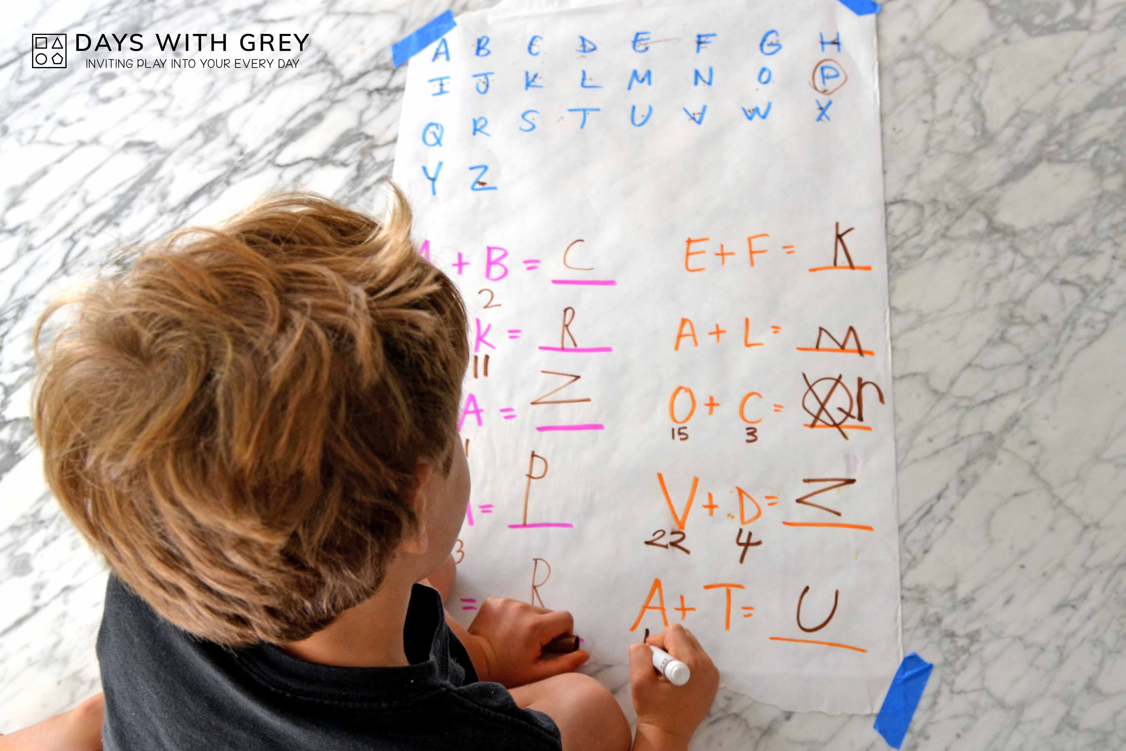 Super Fun Decoding Addition Activity - Days With Grey