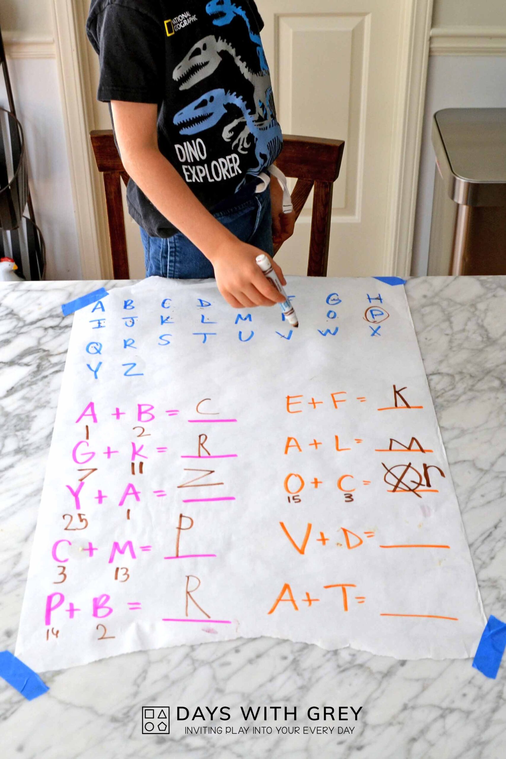Super Fun Decoding Addition Activity - Days With Grey