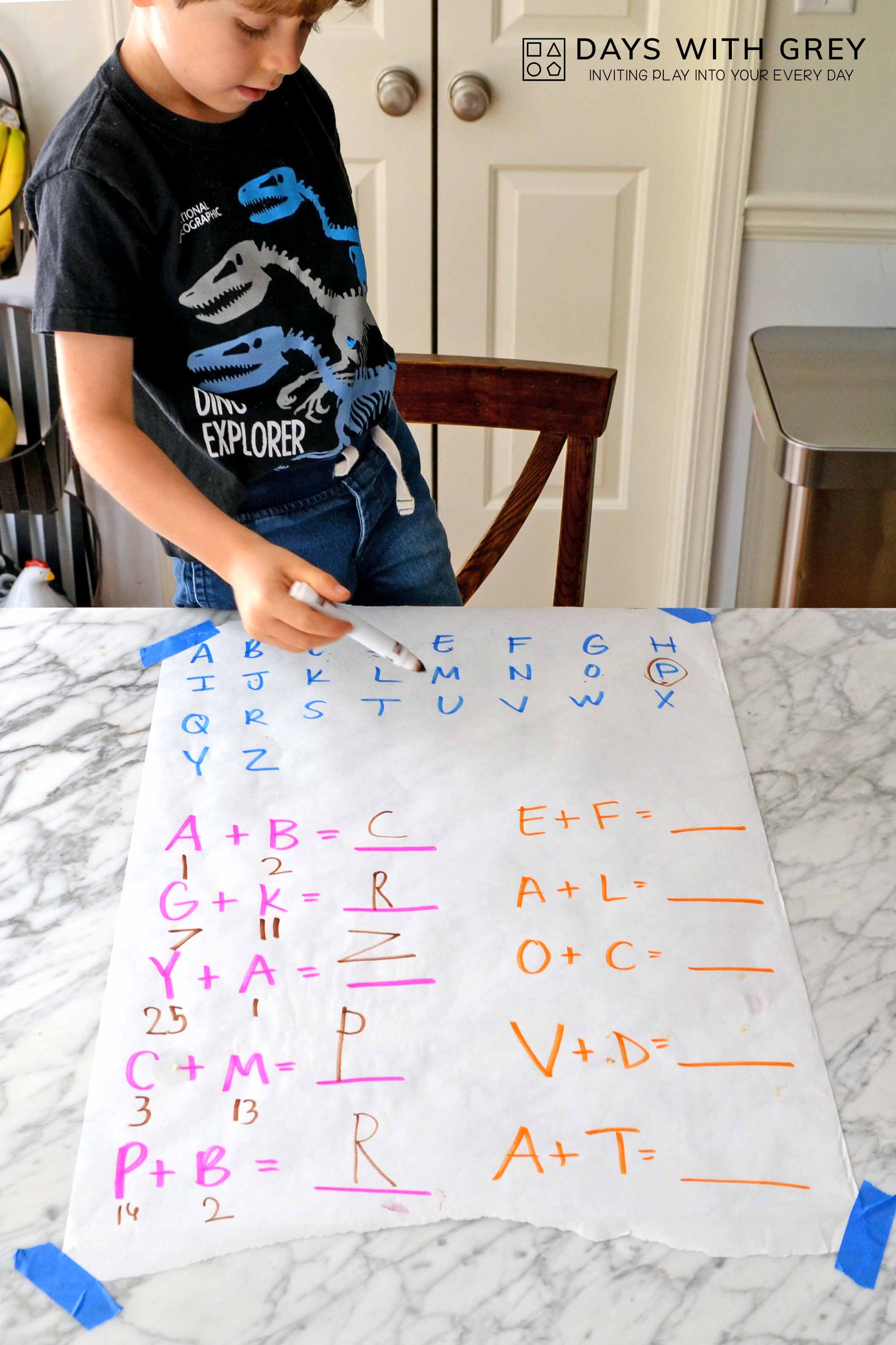 Super Fun Decoding Addition Activity - Days With Grey