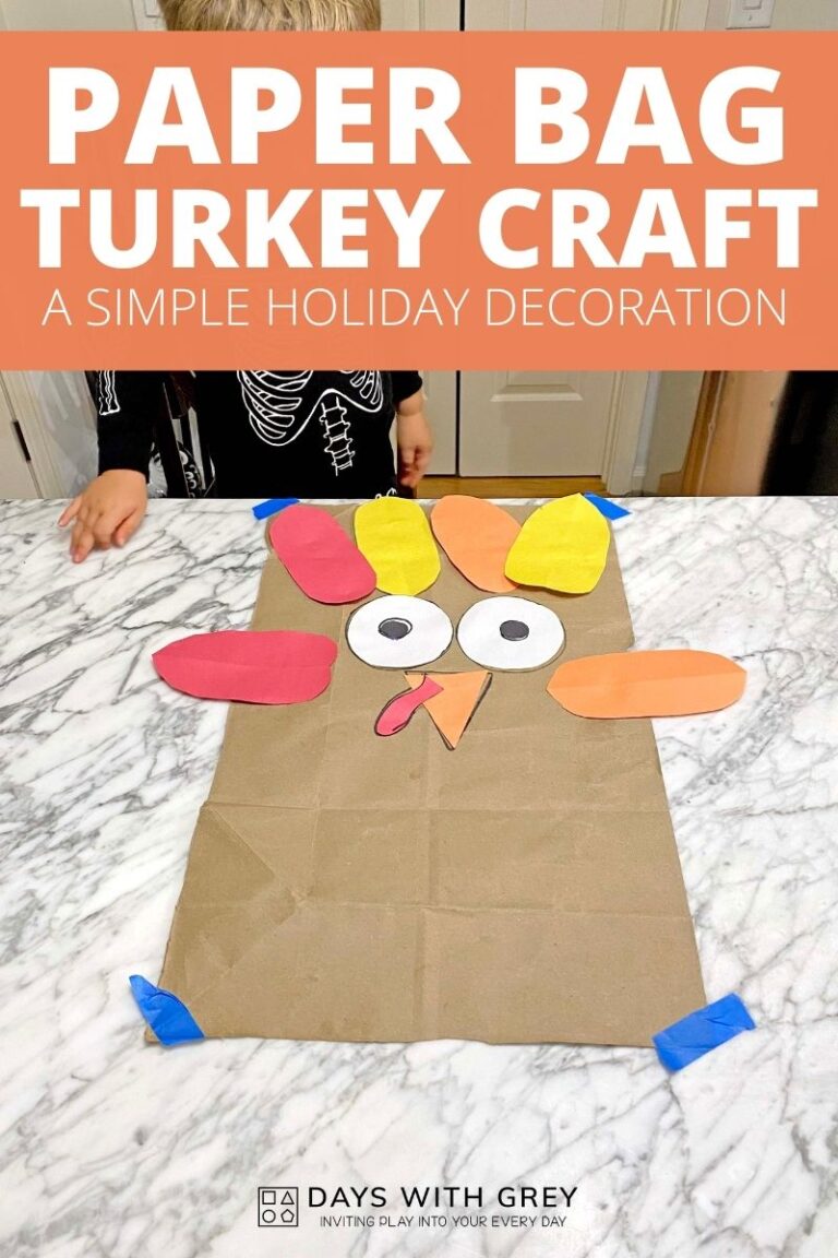 Paper Bag Turkey Craft - Days With Grey