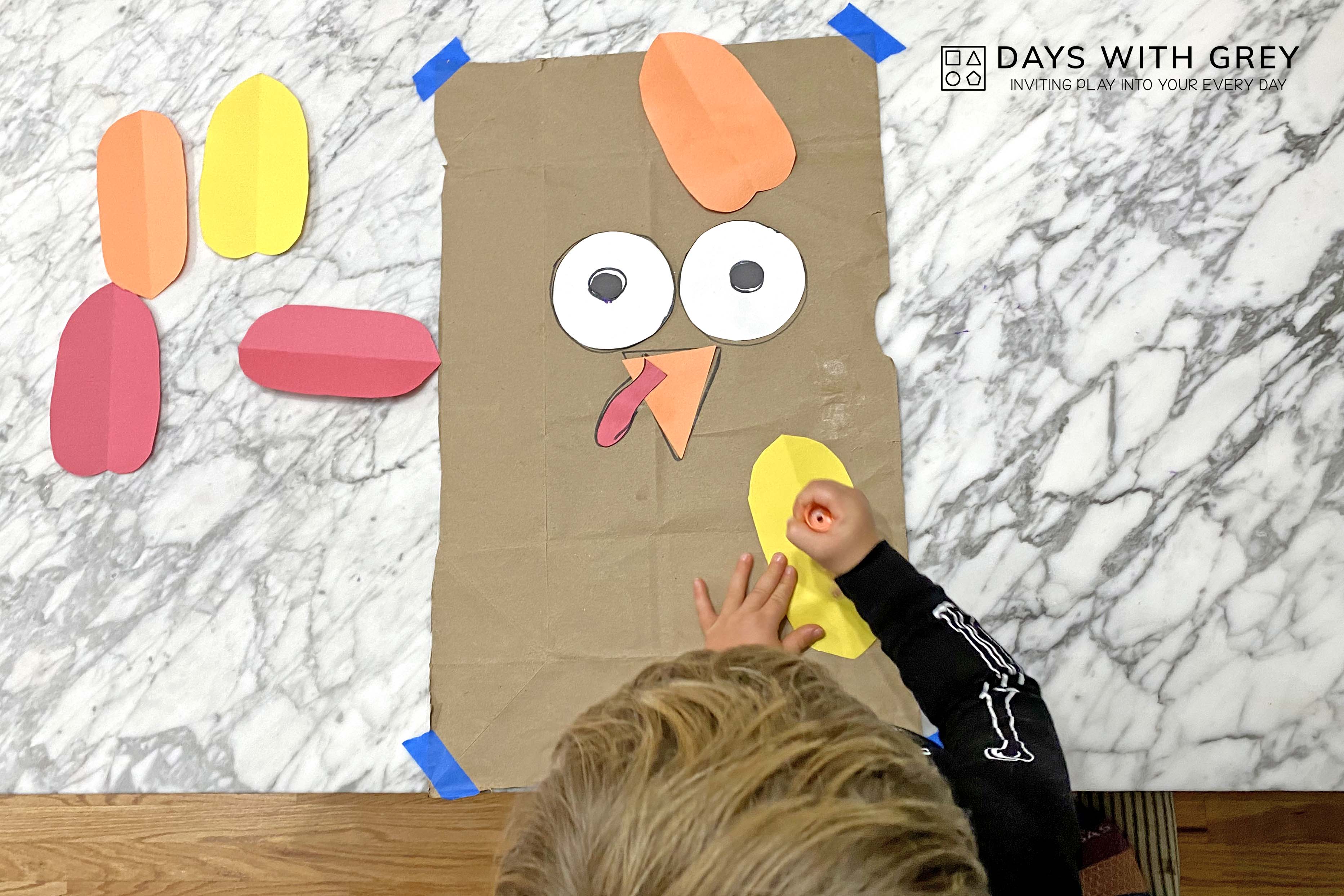 Paper Bag Turkey Craft - Days With Grey