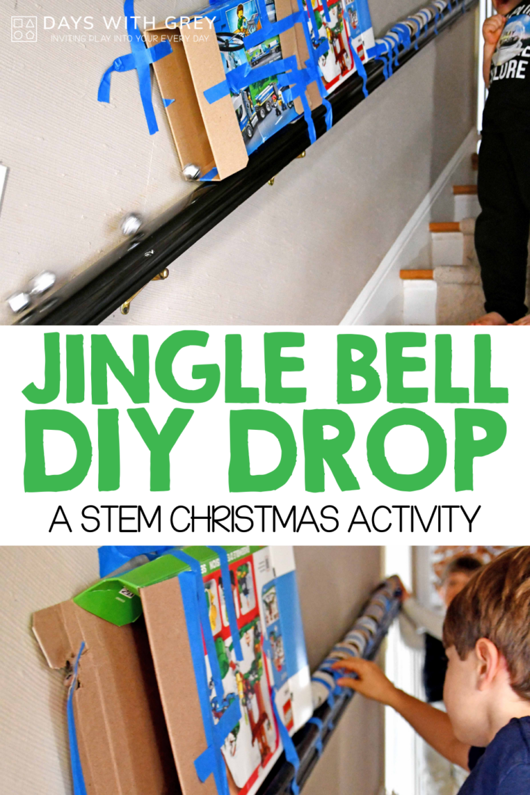Jingle Bell Drop; a STEM Christmas Activity - Days With Grey