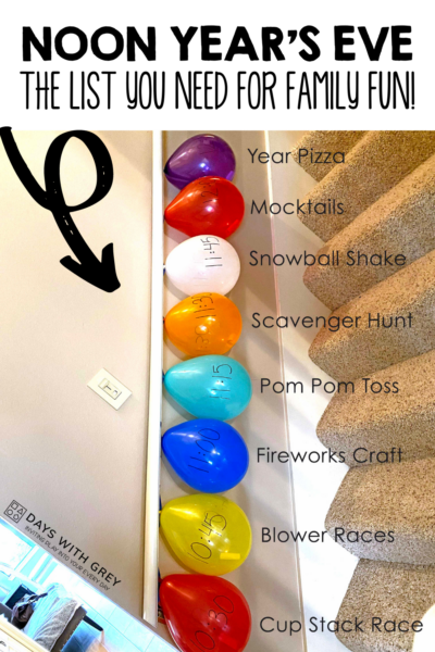 New Year's Activities for Kids - Days With Grey