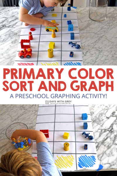 Primary Color Toy Graph - Days With Grey
