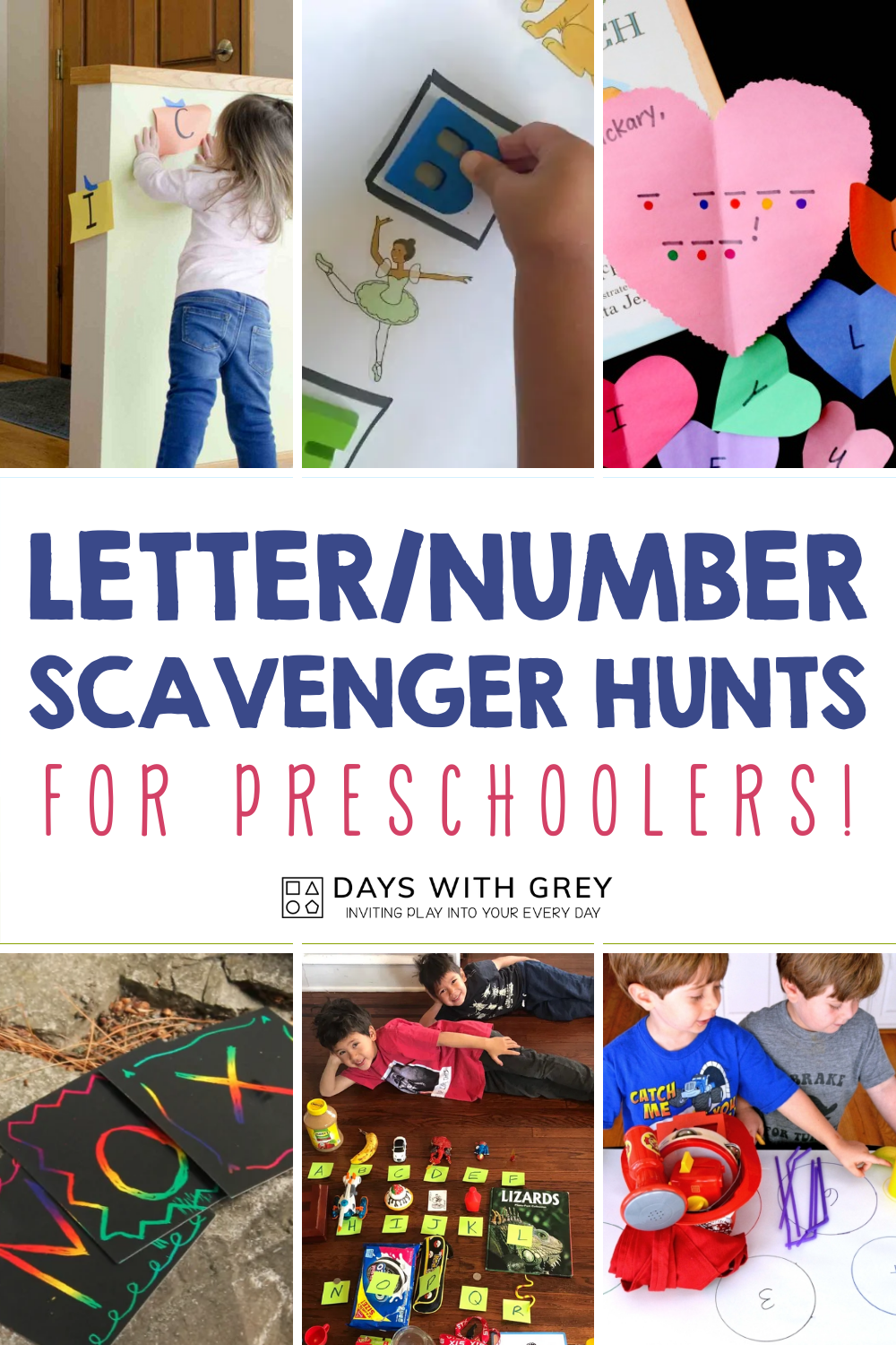 30+ Preschool Scavenger Hunts - Days With Grey