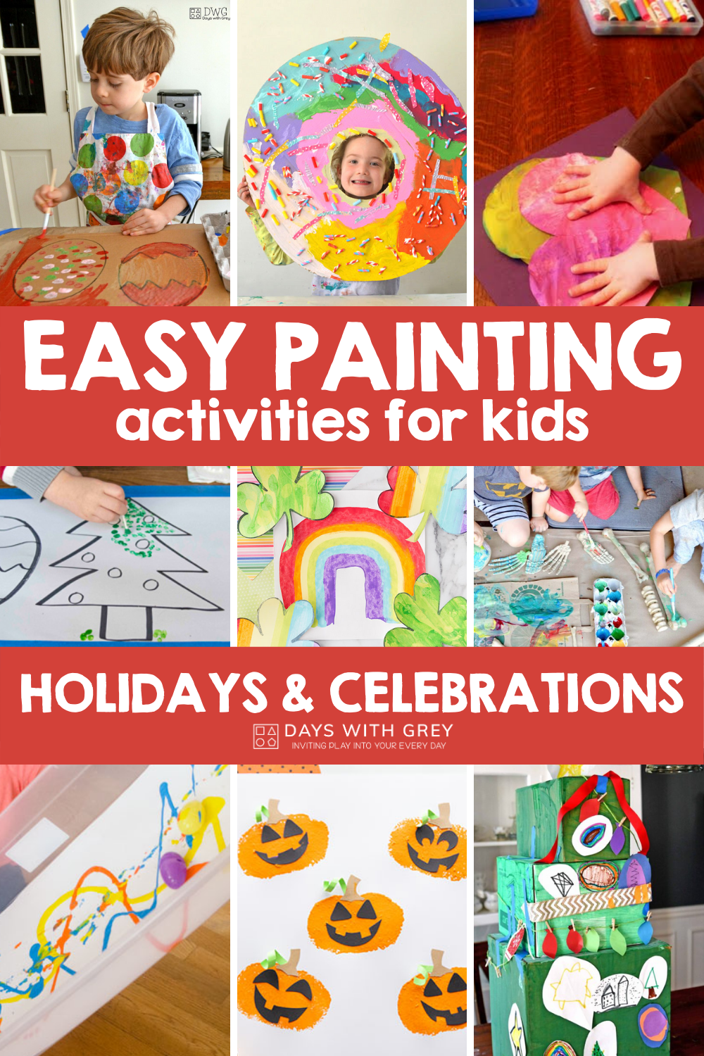 Easy Painting Activities for Kids - Days With Grey