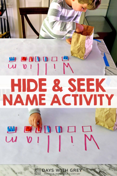 Name Hide and Seek - Days With Grey