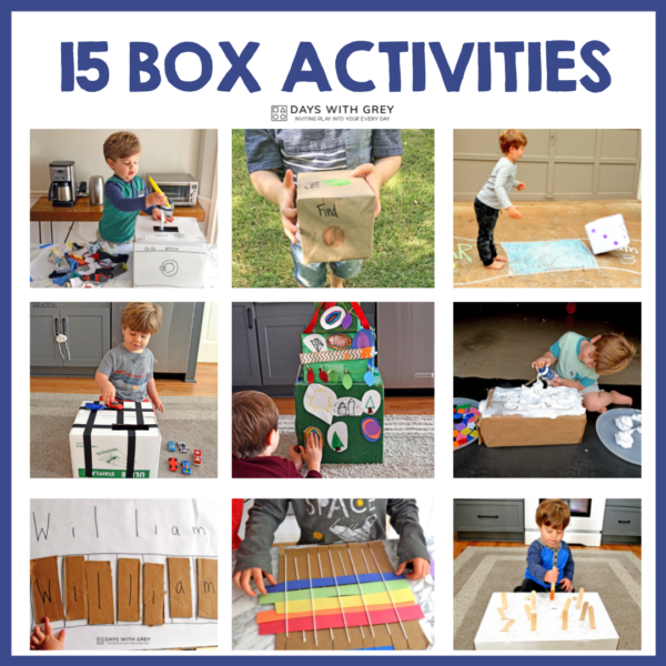 15 Box Activities - Days With Grey