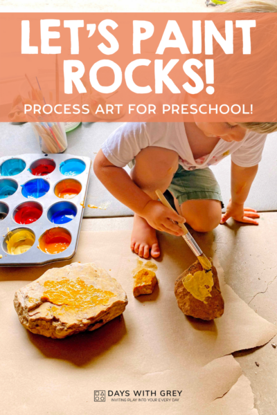 Painting Rocks: an Easy Art Activity for Kids - Days With Grey