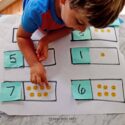 Mini Sticker Ten Frames - Days With Grey