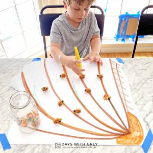 Hole Punching Fine Motor Activity - Days With Grey
