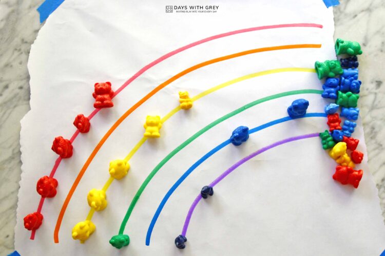 One Rainbow Color Activity, Five Ways to Play - Days With Grey