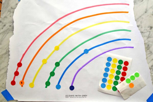 One Rainbow Color Activity, Five Ways to Play - Days With Grey