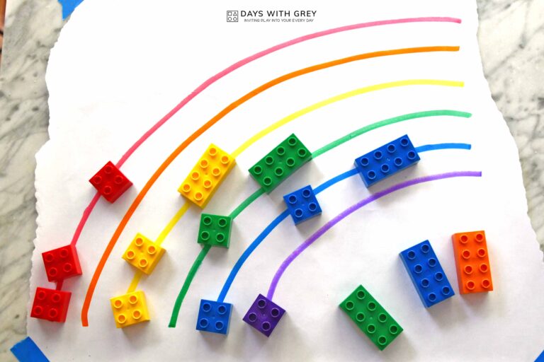 One Rainbow Color Activity, Five Ways to Play - Days With Grey