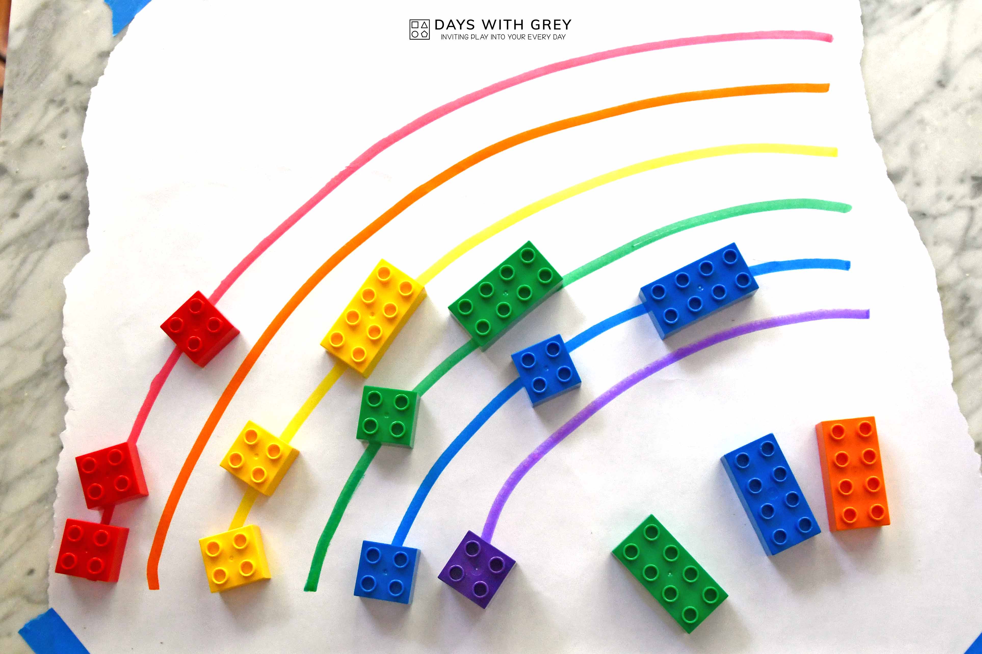 One Rainbow Color Activity, Five Ways to Play - Days With Grey