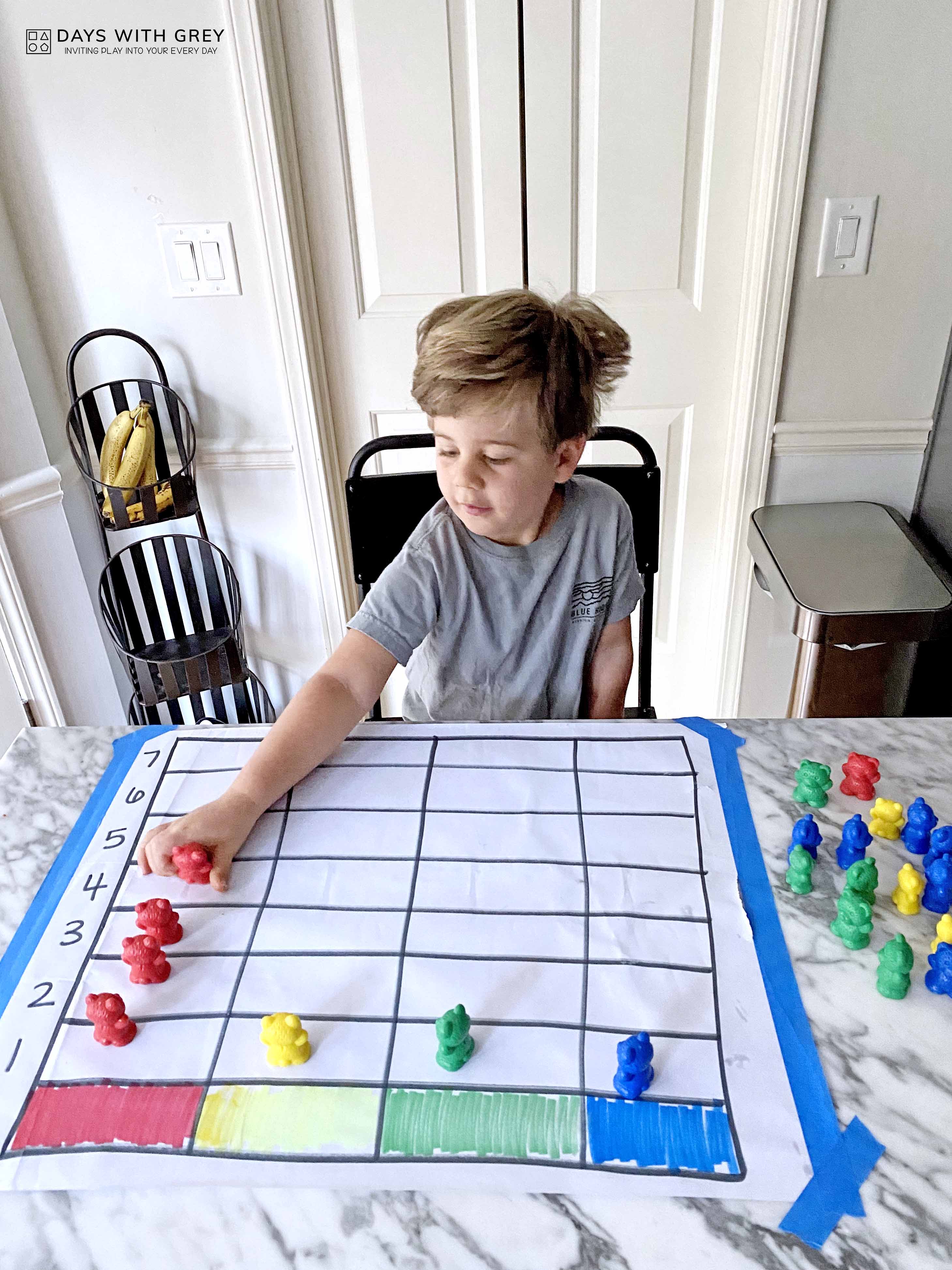 Graph the Counting Bears - Days With Grey