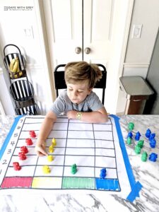 Graph the Counting Bears - Days With Grey