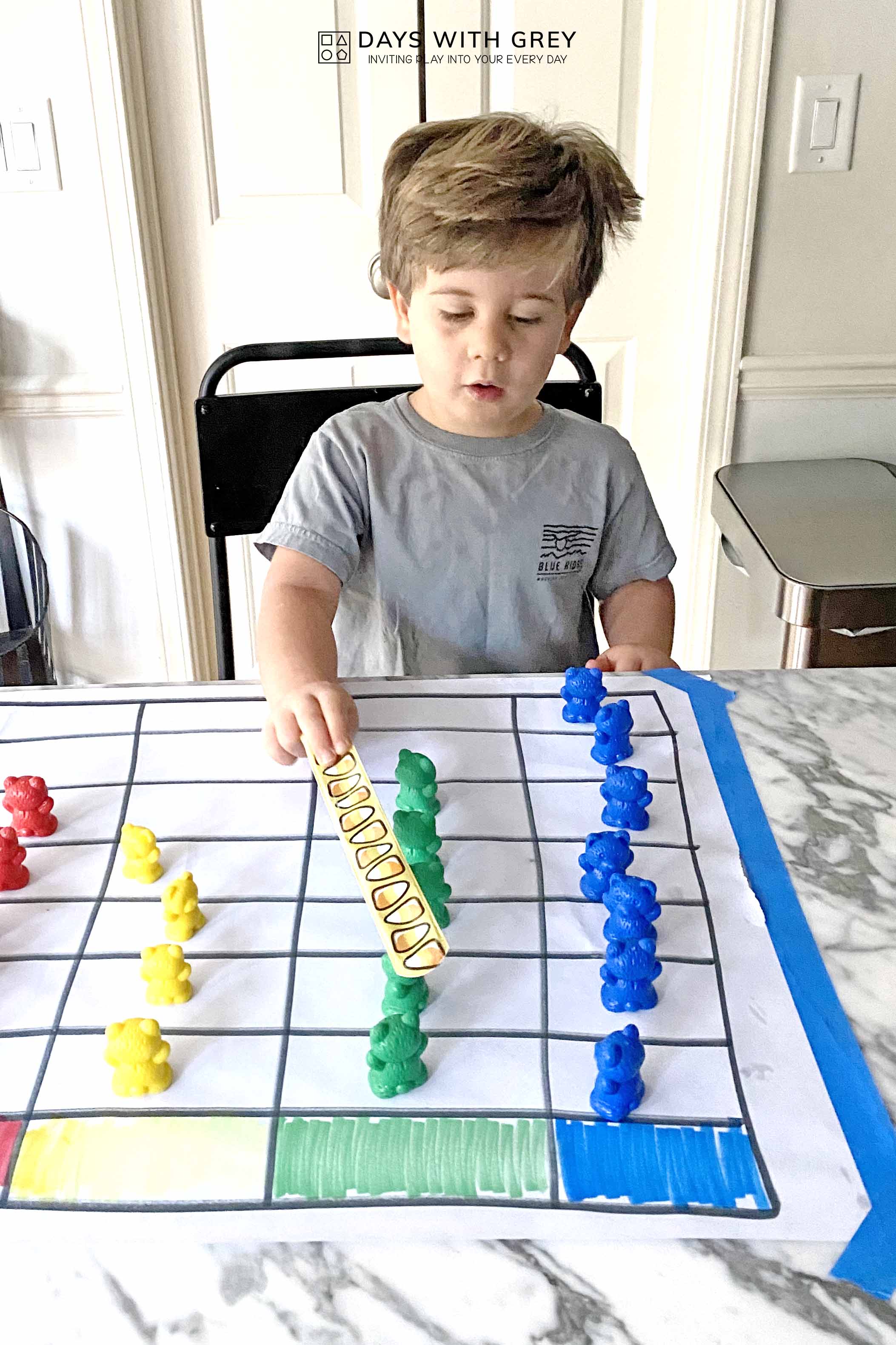 Graph the Counting Bears - Days With Grey