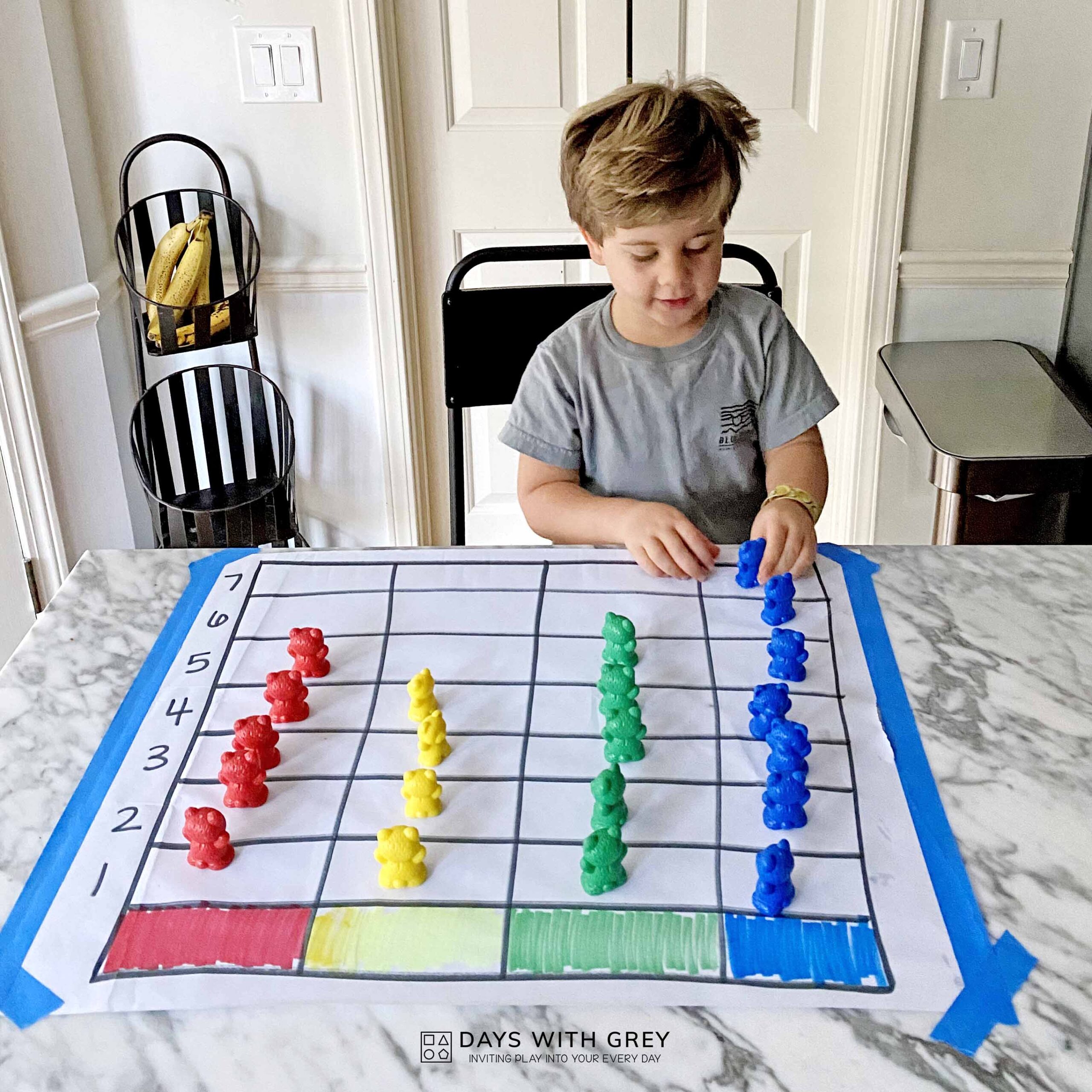 Graph the Counting Bears - Days With Grey