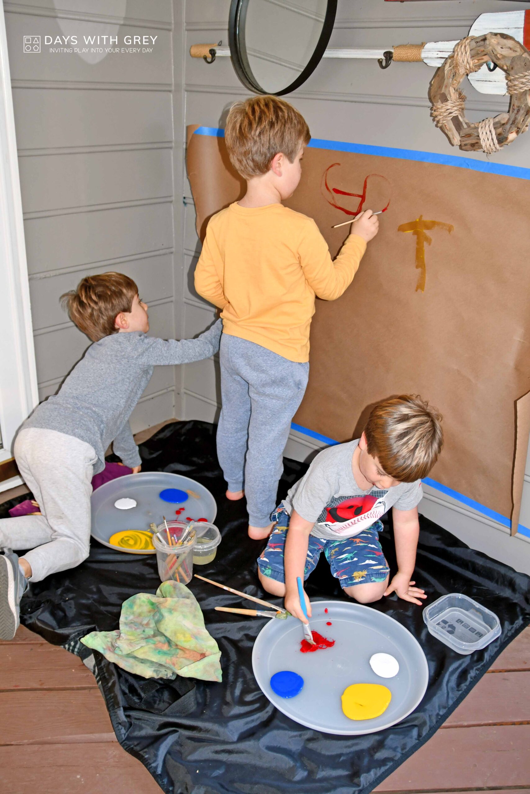 Let's Free Choice Paint with Kids! - Days With Grey