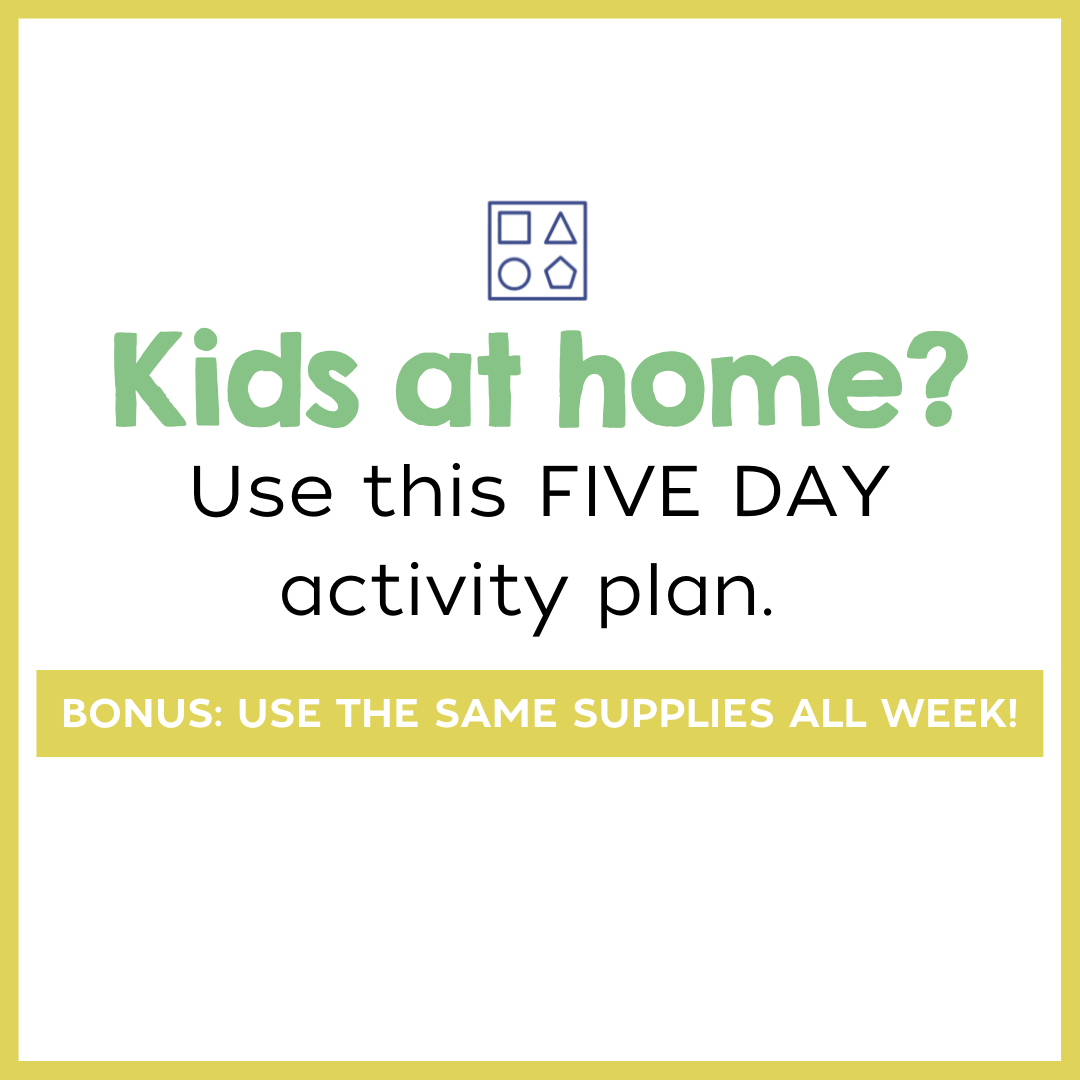 Five Day Kid's Activity Play Plan - Days With Grey