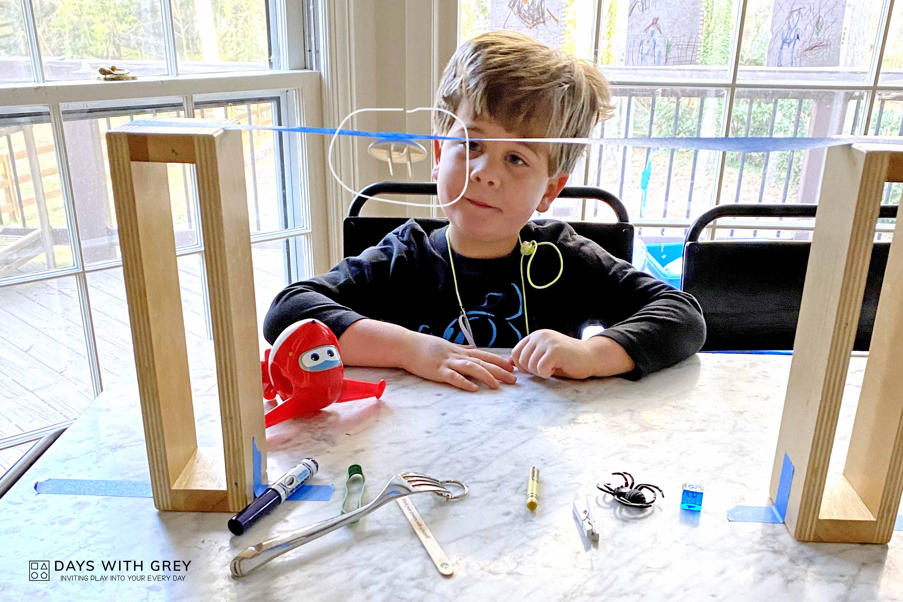 Will It Stick? - A Preschool Thinking Activity - Days With Grey