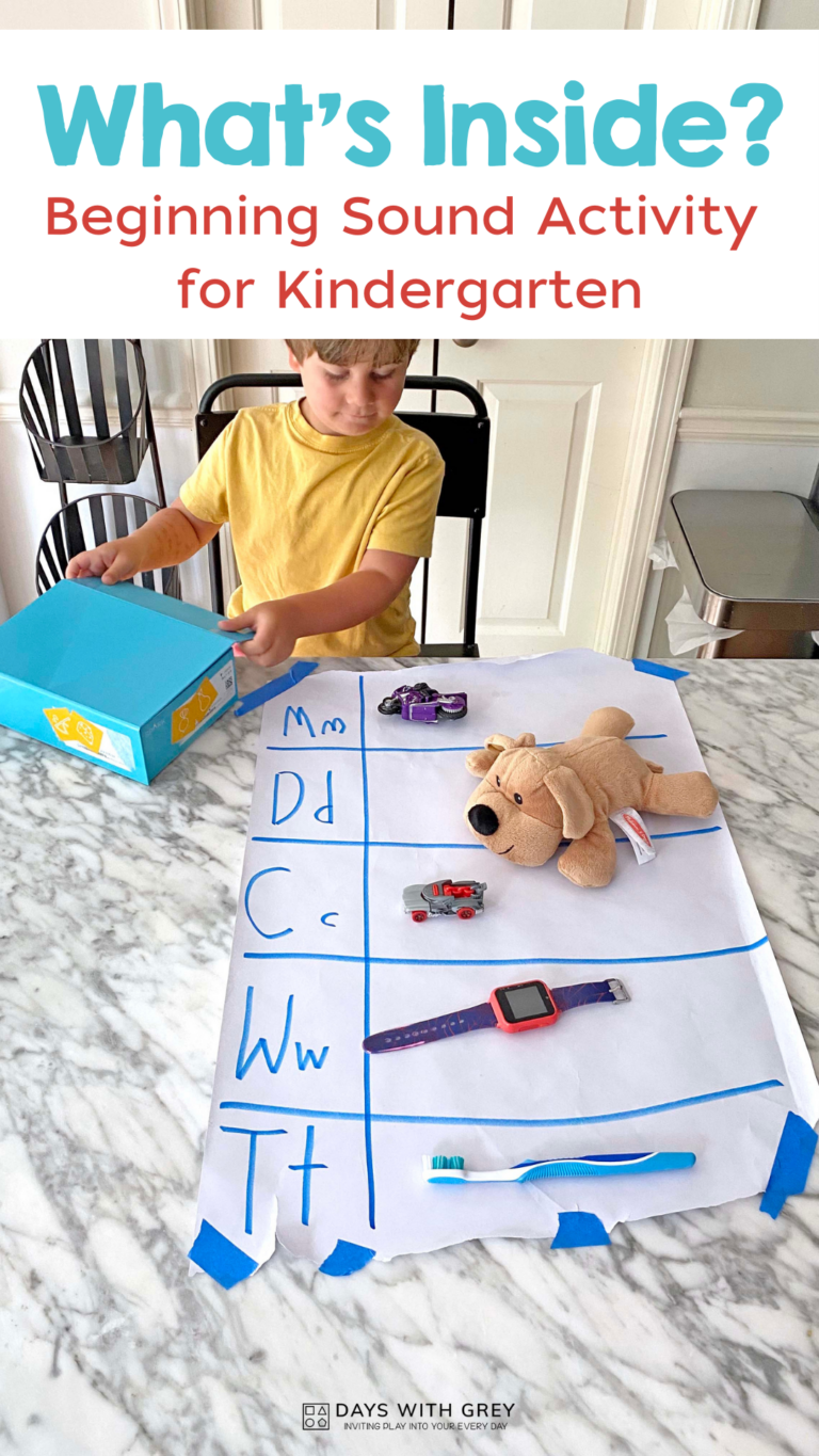 What's Inside? A Beginning Sound Activity for Kindergarten - Days With Grey